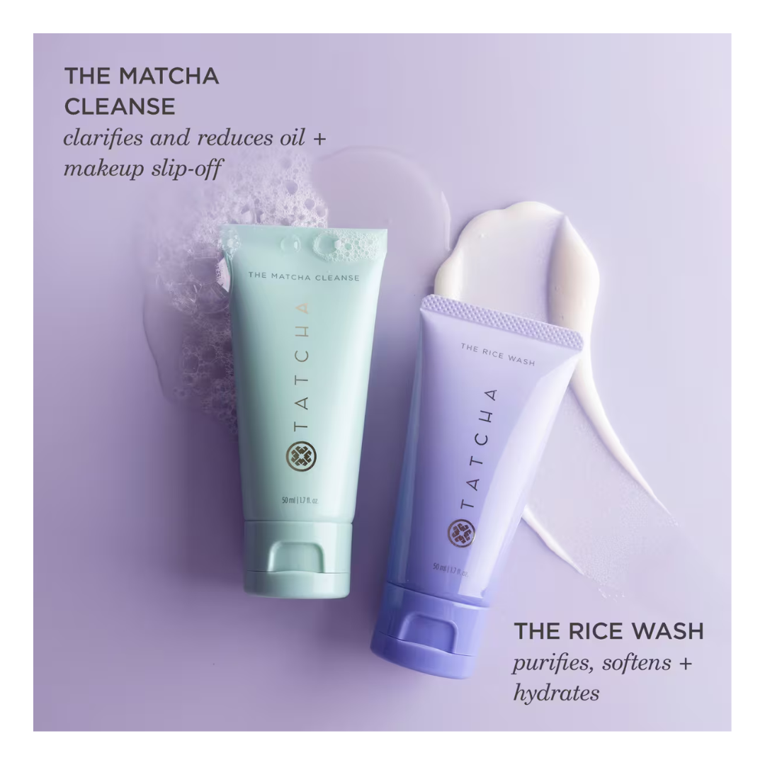 PRE-VENTA - Tatcha Cleanser Favorites: Rice Wash & Matcha Cleanser Val ...
